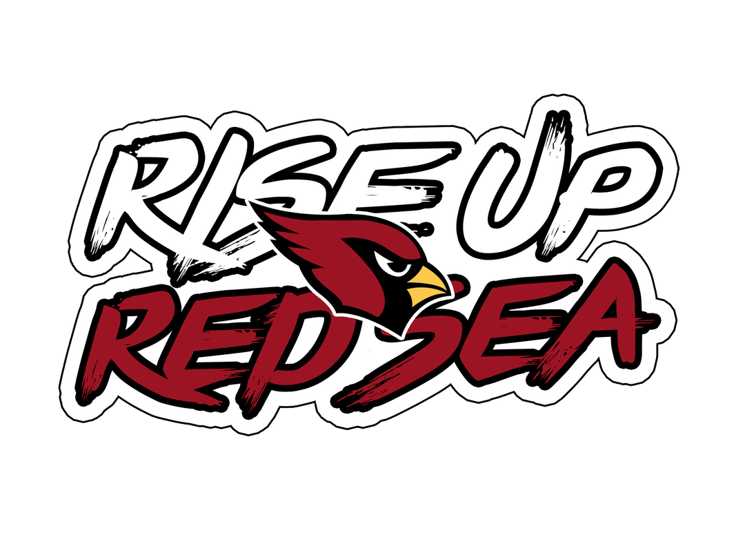 AZ Cardinals RISE UP Red Sea Sticker – Desert Decals LLC.
